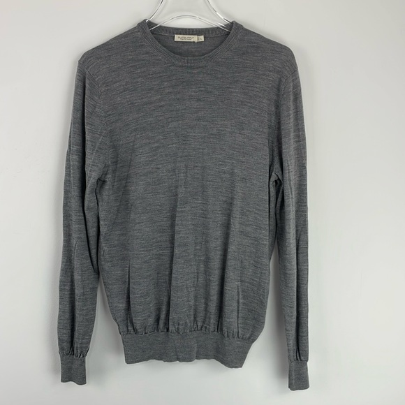 Suitsupply | Sweaters | Suitsupply 0 Merino Wool Grey Crew Neck ...